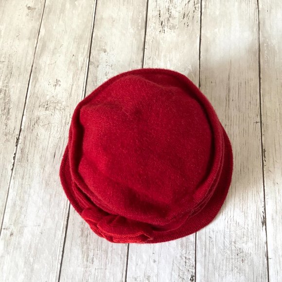 Lawliet | Accessories | Lawliet 0 Wool Burgundy Red Rose Hat Retro ...